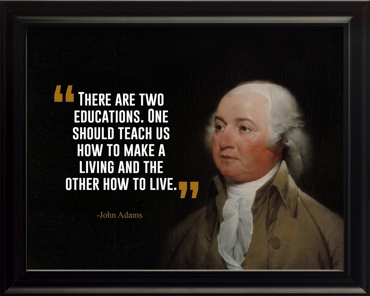 John Adams Quotes Happy July 2” V Neck Shirt With John Adams And His