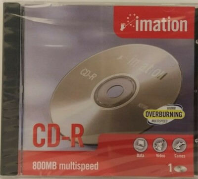 Imation CD-R 90 800MB / 90min / High Capacity Blank CDR DATA Disc NEW ...