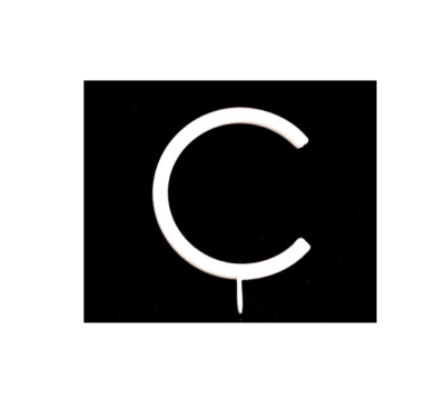 10 x Gloss White 30mm - 35mm Metal Bay Window Passing Curtain Pole ...