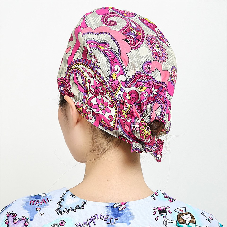 Medical Cap Doctor Surgical Hat Work Scrub Clean Nurse Head Cover ...