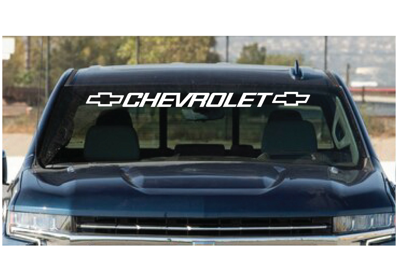 Chevy Trucks Windshield Sticker Vinyl Decal Chevrolet Silverado | eBay