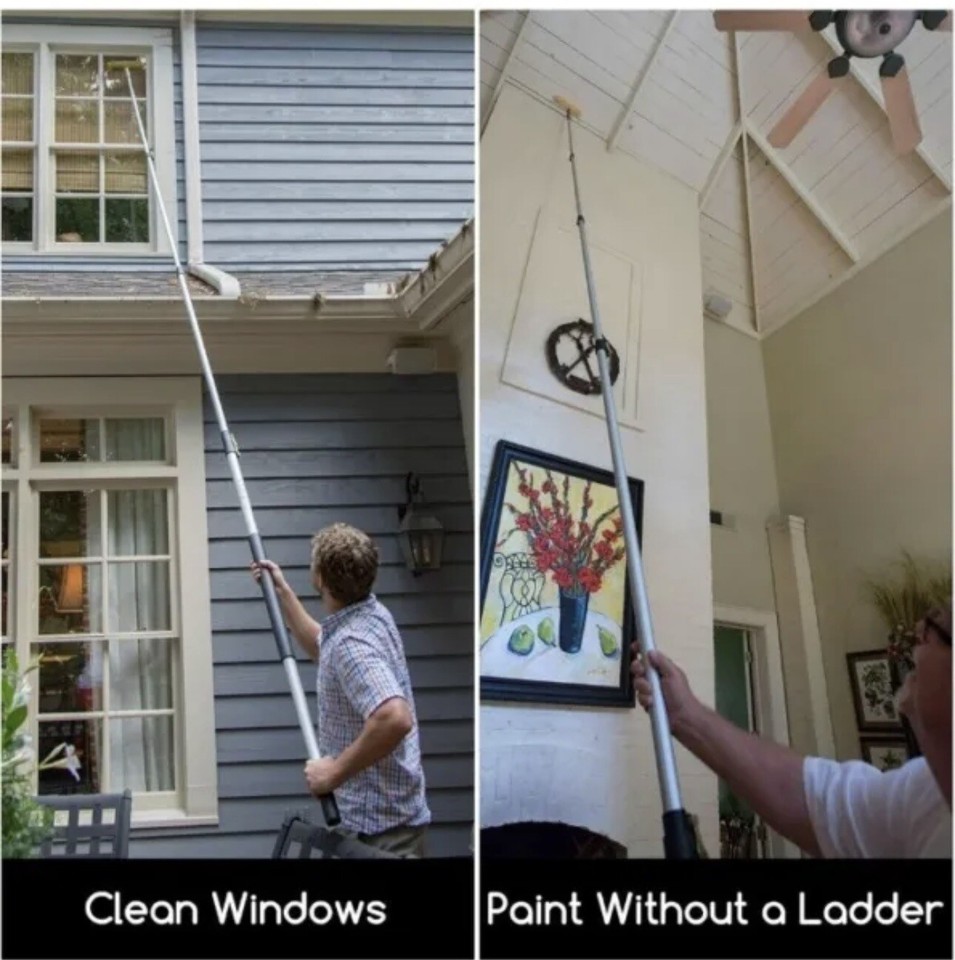 DocaPole 6-24 Foot Extension Pole Multi-Purpose Telescopic Pole With ...