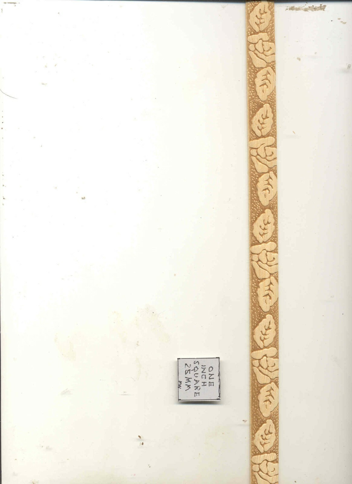 Embossed Trim "Desert Rose" Molding CLA78127 miniature dollhouse 1pc 24 ...