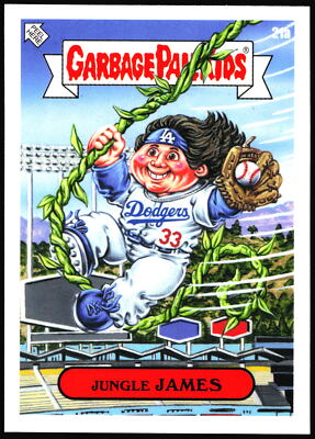 James Jungle Outland 2023 GPK x MLB Garbage Pail #21A Los Angeles ...