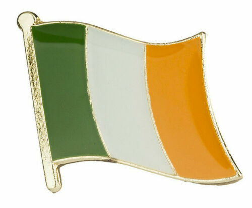 Irish Flag Badge Tricolour Ireland Republic Metal Pin of Eire ...