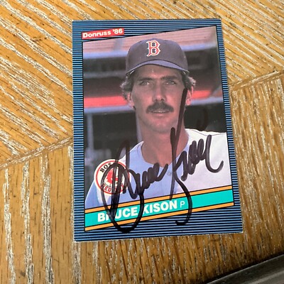 Autographed 1986 Donruss BRUCE KISON DEC. 2018. #L-1 | eBay