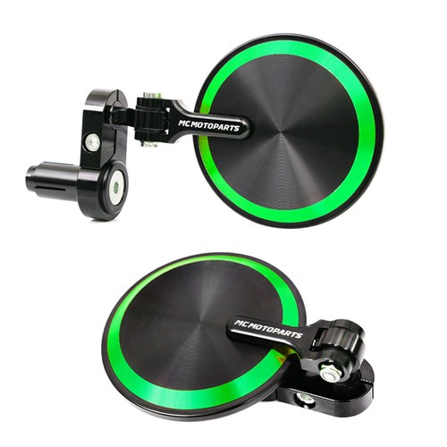 For Kawasaki NINJA 1000 SX 10-17 16 15 GREEN Reborn Bar End Mirrors ...