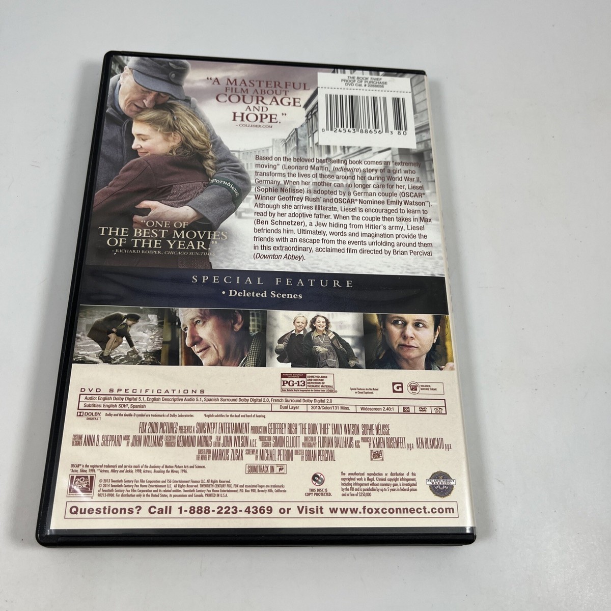 The Book Thief Dvd