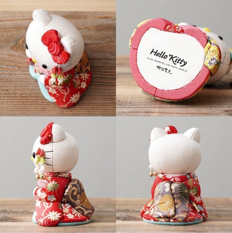Sanrio Hello Kitty Premium Maiko Beckoning cat Kakinuma doll Yellow ...