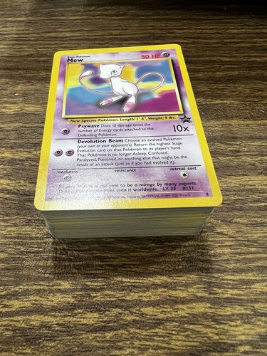 100 Copies Of Pokemon Mew #8 Black Star Promo Card WOTC CCG | eBay