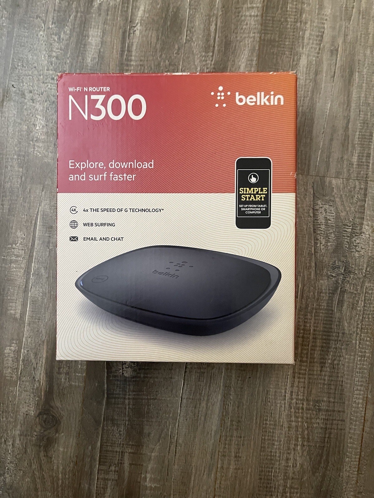 Belkin N300 Wi-Fi N Router - Black | eBay