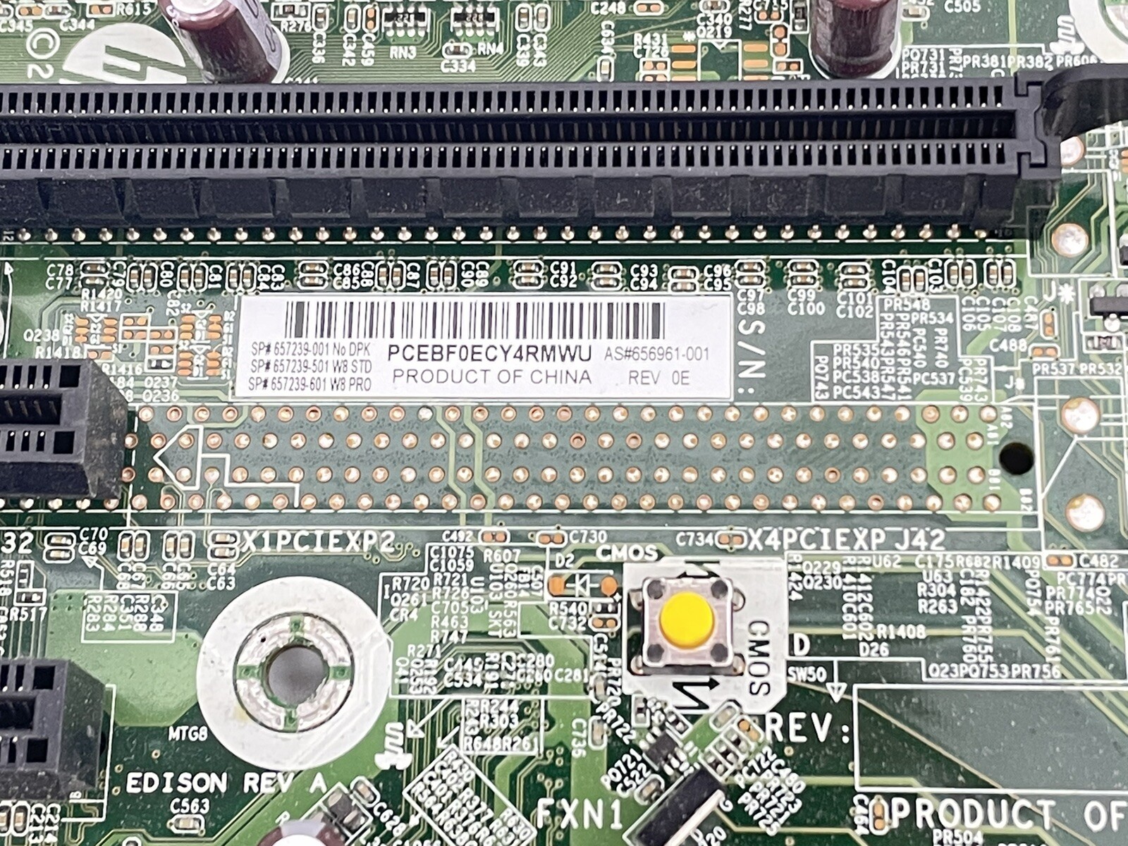 HP 656961-001 6300 Pro SFF LGA 1155 DDR3 SDRAM Desktop Motherboard With ...