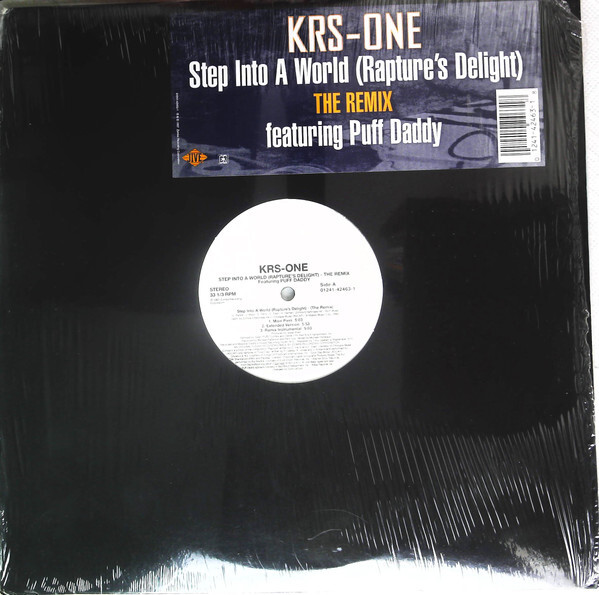 KRS-One - Step Into A World (Rapture s Delight) (The Remix) / VG+ / 12 ...