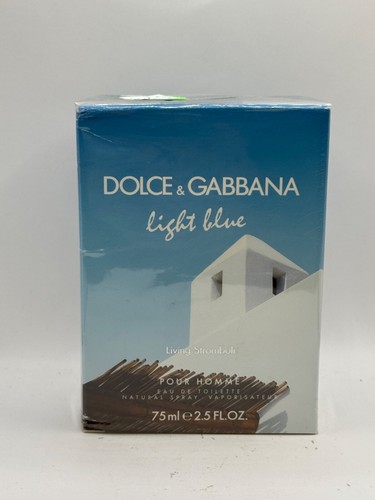 LIVING STROMBOLI LIGHT BLUE BY DOLCE&GABBANA 75ML EDT SPRAY(NEW WITH ...