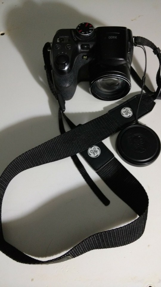 GE X400 Black 14.1 MP Digital Camera with 2.7" LCD, Optical Image ...