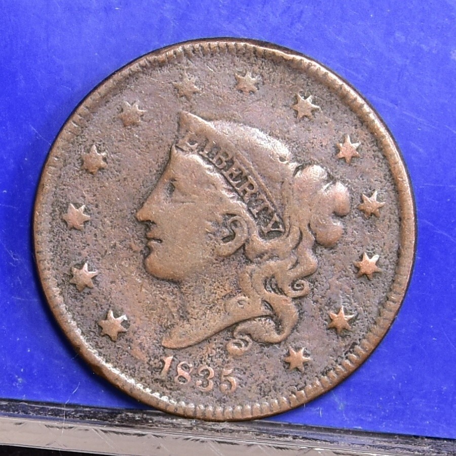 1835 Large Cent - Good Details, Cleaned (#54743-L) | eBay