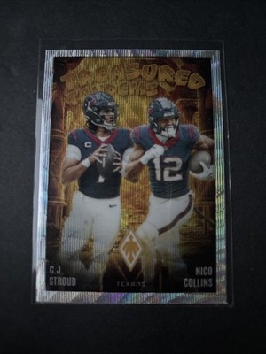 2024 Panini Phoenix CJ Stroud Nico Collins Treasured Tandems Silver ...