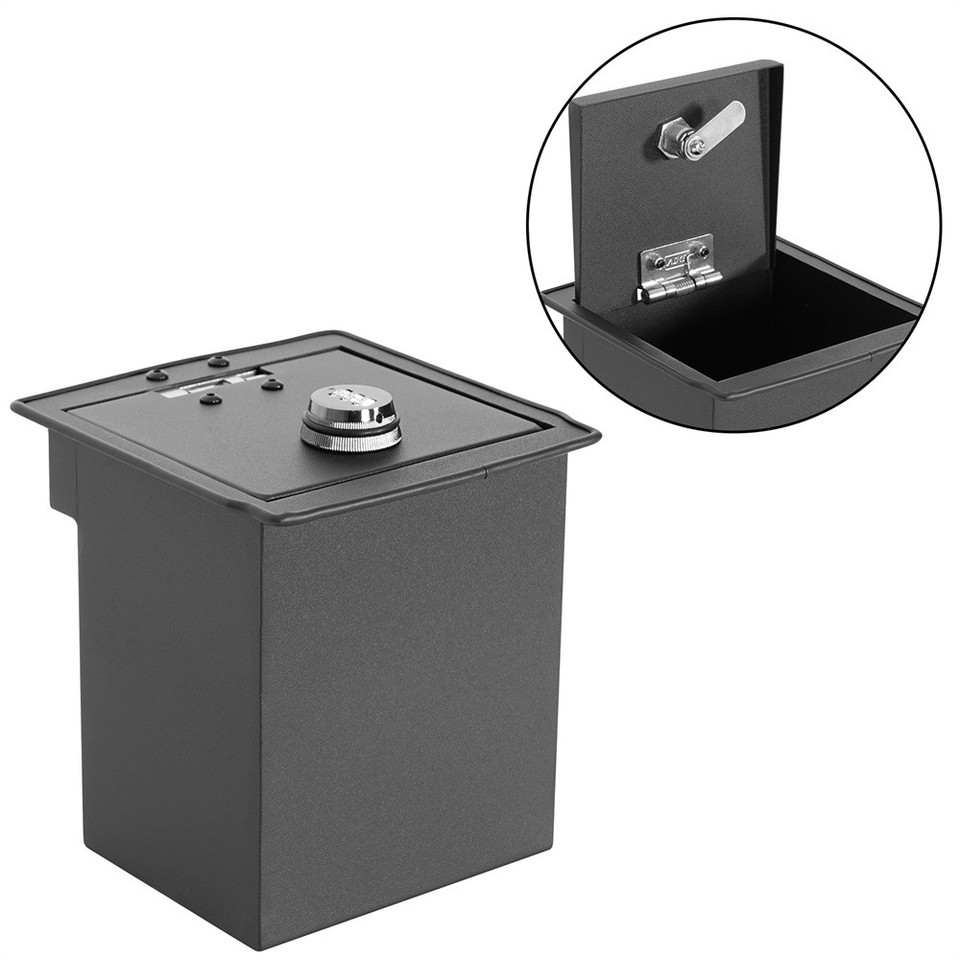 Center Console Safe Lockbox Extra Storage Fit 18-26 Jeep Wrangler JL ...