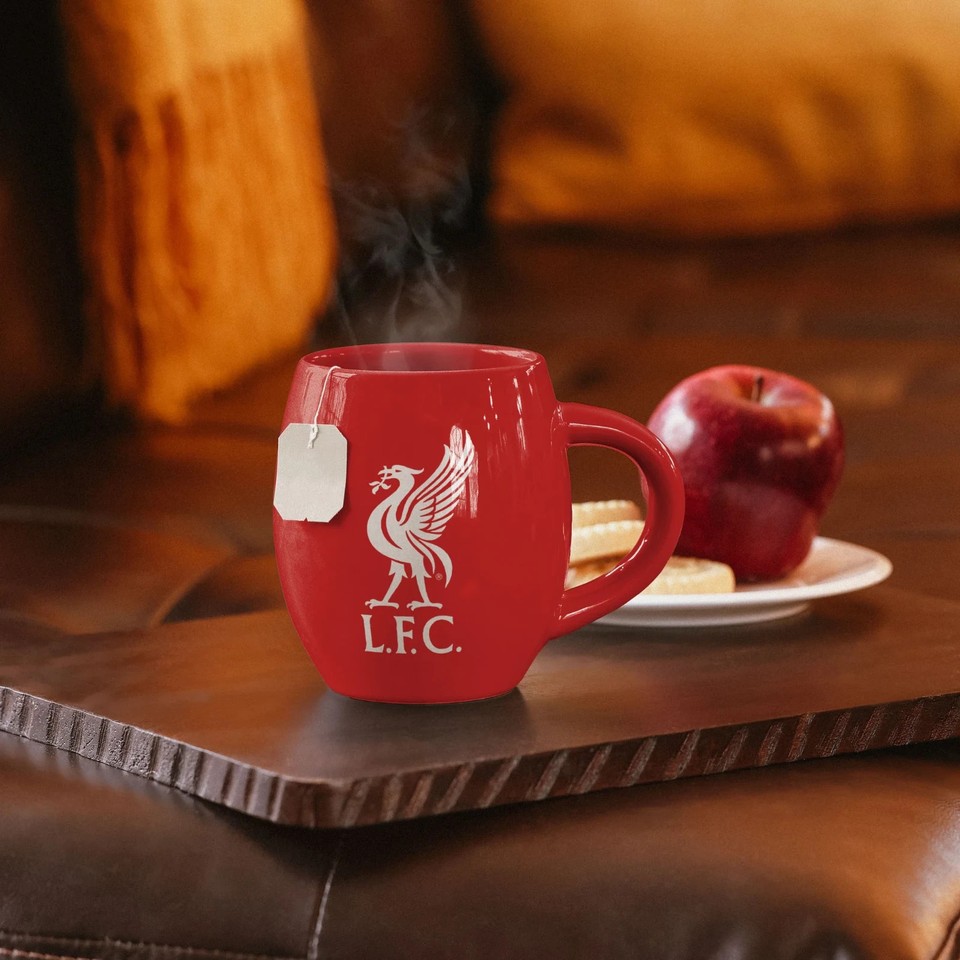 Liverpool FC Club Crest Red Jumbo 17oz Ceramic Coffee Mug Official ...