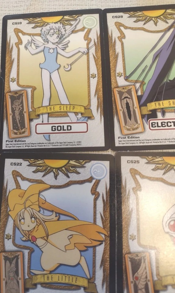Cardcaptors Trading Cards First Edition Clow cards trading cards. Clamp ...