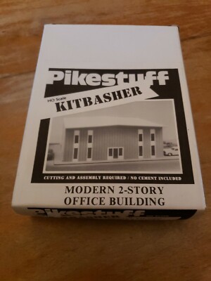 HO Scale Pikestuff Building Kit 5002 Modern 2-Story Office Bldg NEW IN ...