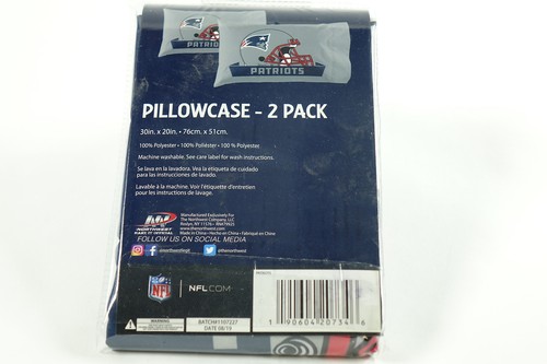 Northwest NFL New England Patriots Pillowcase Set 2-Pack, 20" x 30 ...