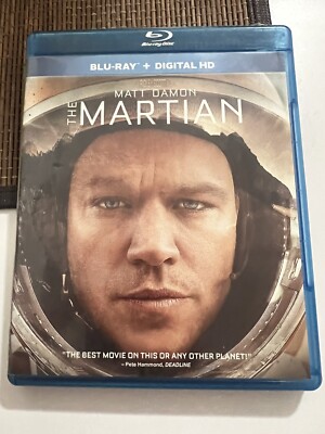 The Martian Blu-Ray + Digital HD Matt Damon 24543206507| eBay