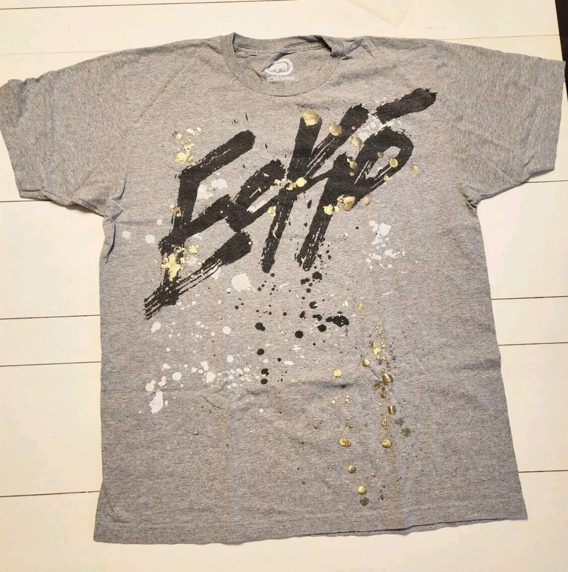 Vintage Ecko Graffiti Splattered Big Print Men Lg - Gem