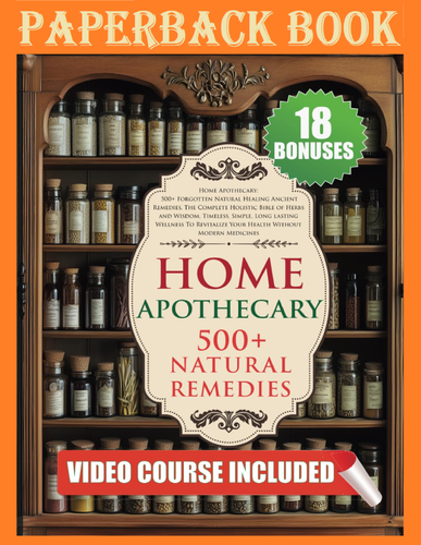 Home Apothecary: 500+ Forgotten Natural Healing Ancient Remedies, The ...