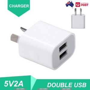 2A Dual USB Fast Charger Double USB 5V USB Power Adapter AU Plug For ...