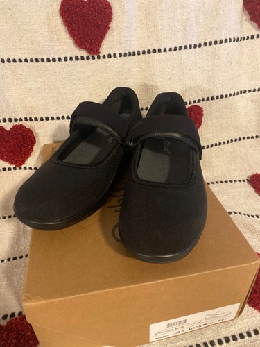 Women's Orthofeet 827 Springfield Black Comfort Mary Jane Shoes Sz 8.5M ...