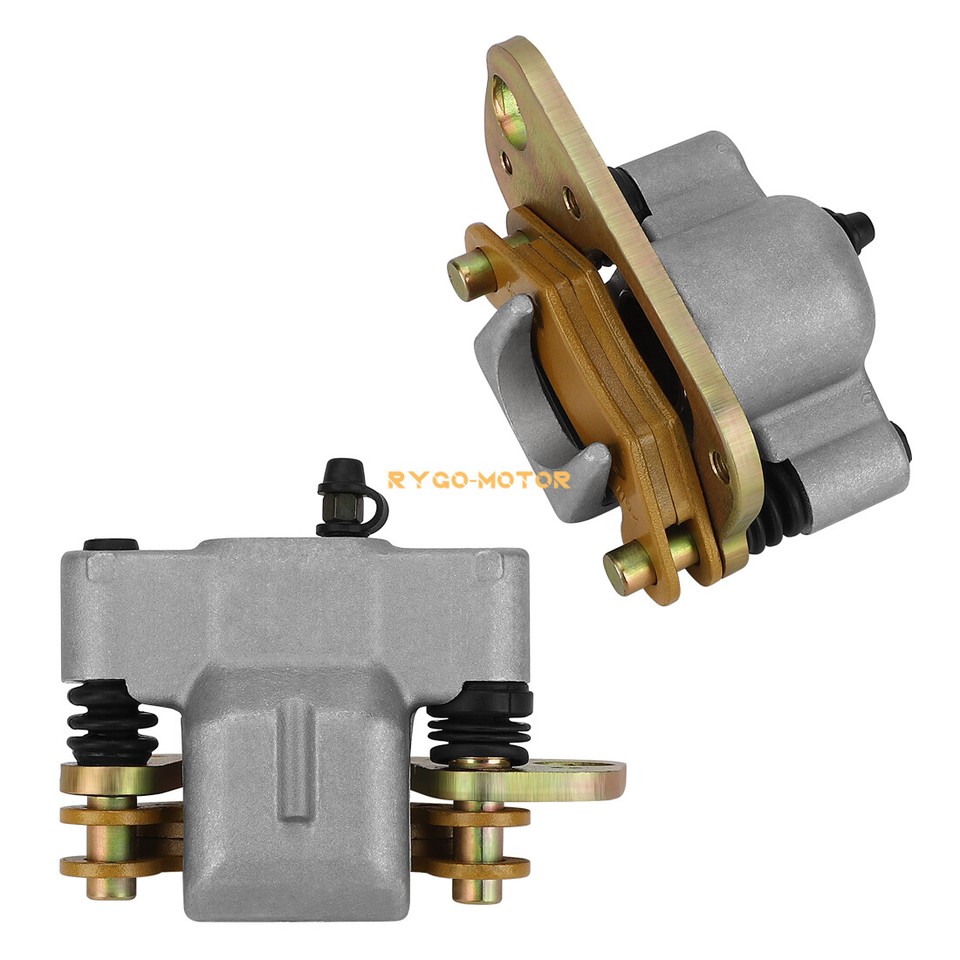 Front Rear Brake Calipers & Pads for Polaris Scrambler 400 500 2x4 4x4 ...