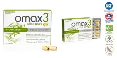 Omax3 Omega 3 Ultra Pure Fish Oil Supplements - 60 Softgels | eBay