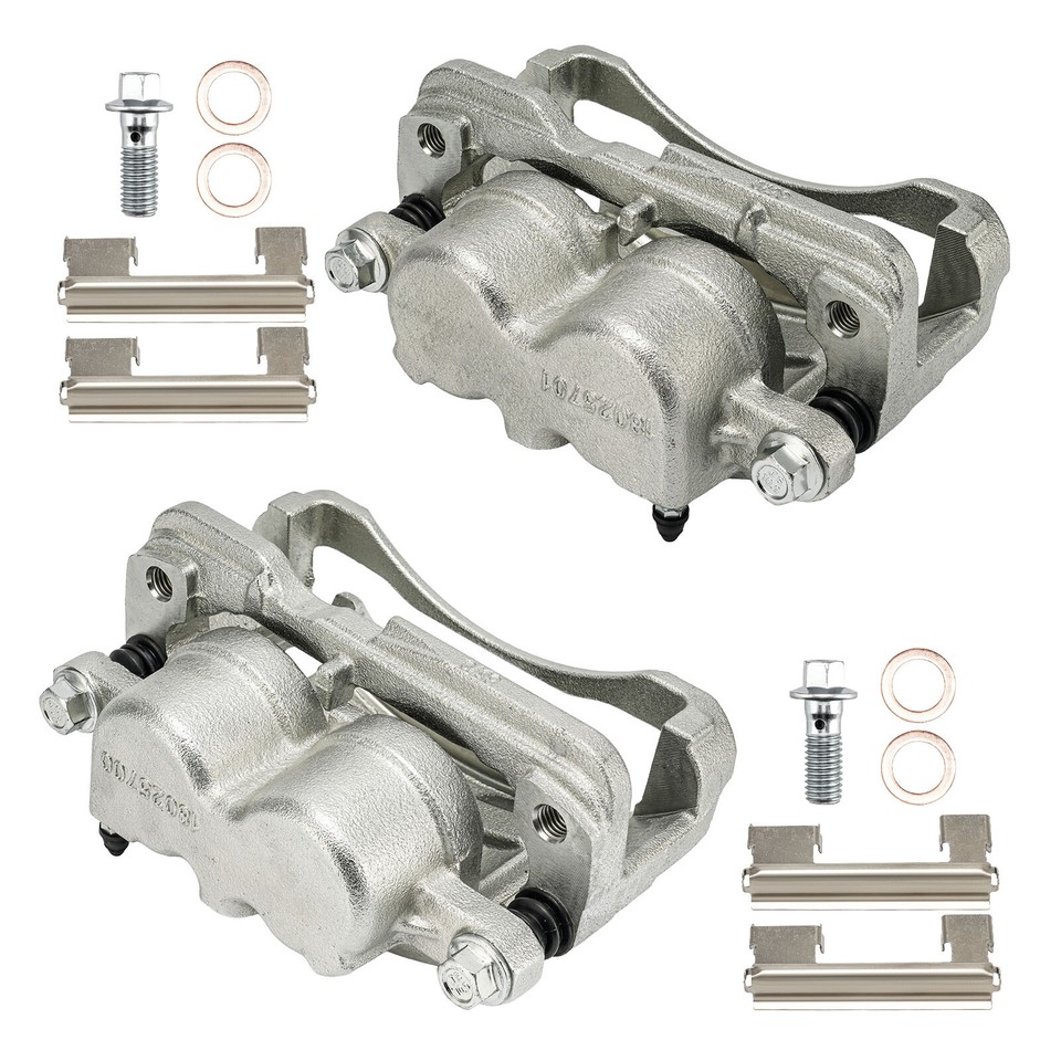 2PCS Front or Rear Brake Calipers w/ Bracket for Chevy GMC Silverado ...