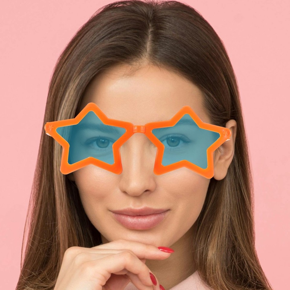 3 Pack Fake Glasses Kids Star Shaped Novelty Fun Sunglasses Children ...