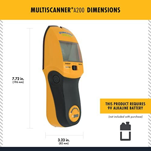 Zircon Multiscanner A200 Electronic Wall Scanner / Metal Detector/ Live ...