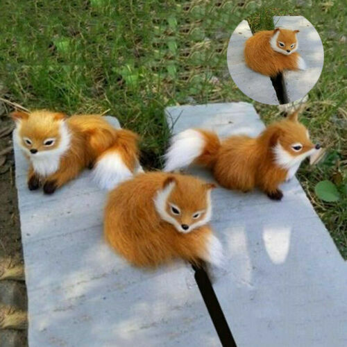 Stuffed Home Kids Fox Small Plush Fox Realistic AnimalSoft Toy Decor ...