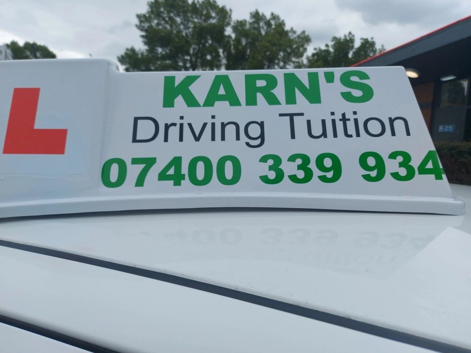 Driving Instructor Roof Box Graphics stickers decals sign Learner ...