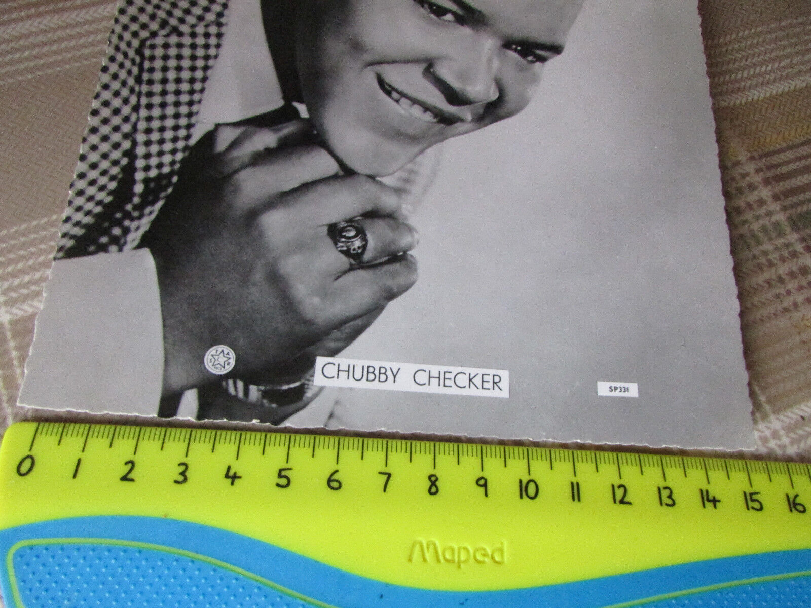 Chubby CHECKER 1960's / 60's Star Pics B & W Publicity / Fan Photo ...