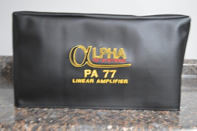 Alpha PA 77 Signature Series Ham Radio Dust Cover | eBay