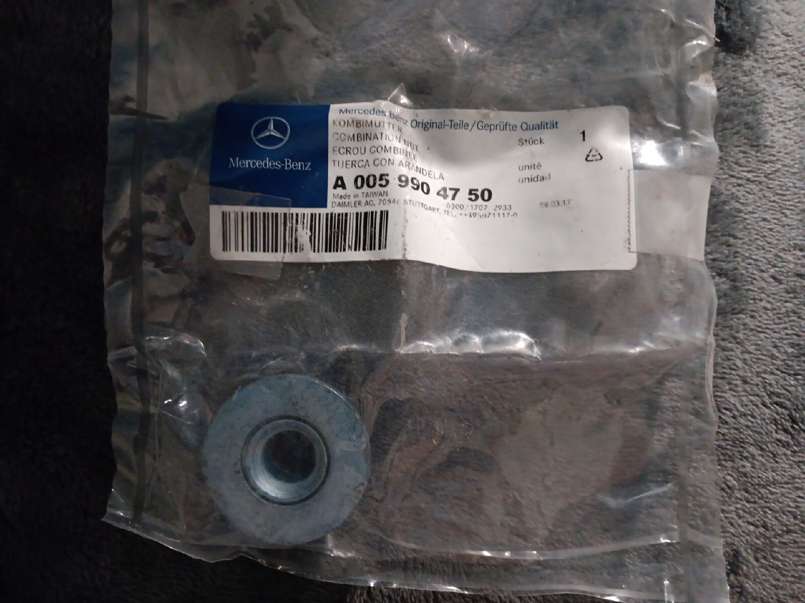 Mercedes Benz OEM Bihexagonal Nut A0059904750 | eBay