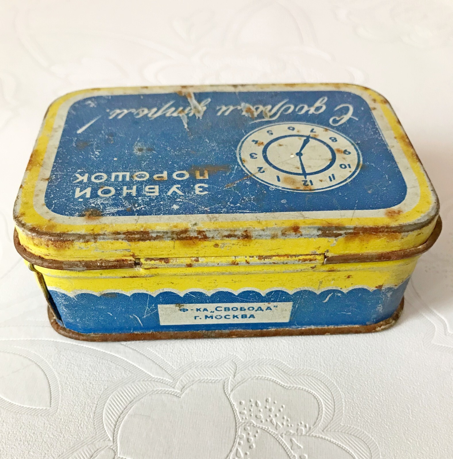 Soviet Tin Box dentifrice - USSR Vintage | eBay