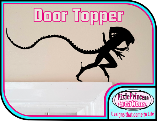 Alien Xenomorph AVP Predator Door Topper D Handmade Shelf Frame Picture ...