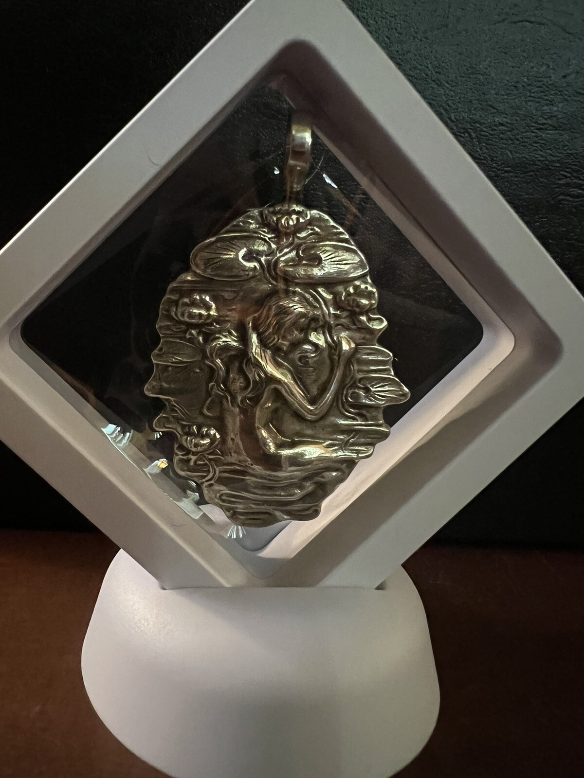 Large Sterling Silver Pendant Mermaid Cast From Unger… - Gem