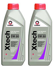 2X COMMA XTECH 5W-30 FULLY SYNTHETIC ENGINE OIL - XTC1L - FORD WSS ...