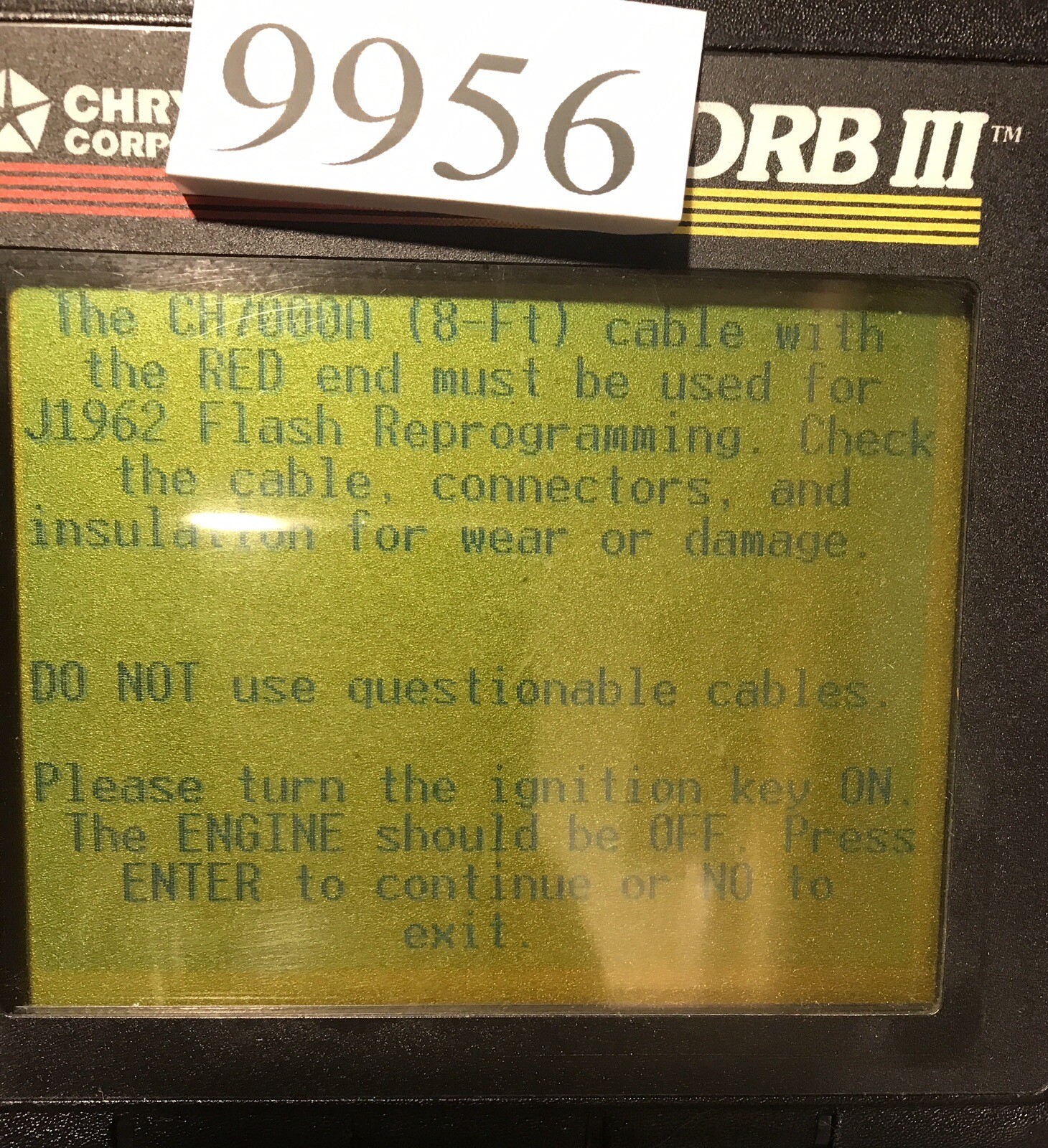 CHRYSLER DRB 3 DIAGNOSTIC SCAN TOOL KIT MOPAR DODGE JEEP VIPER RAM DRB ...