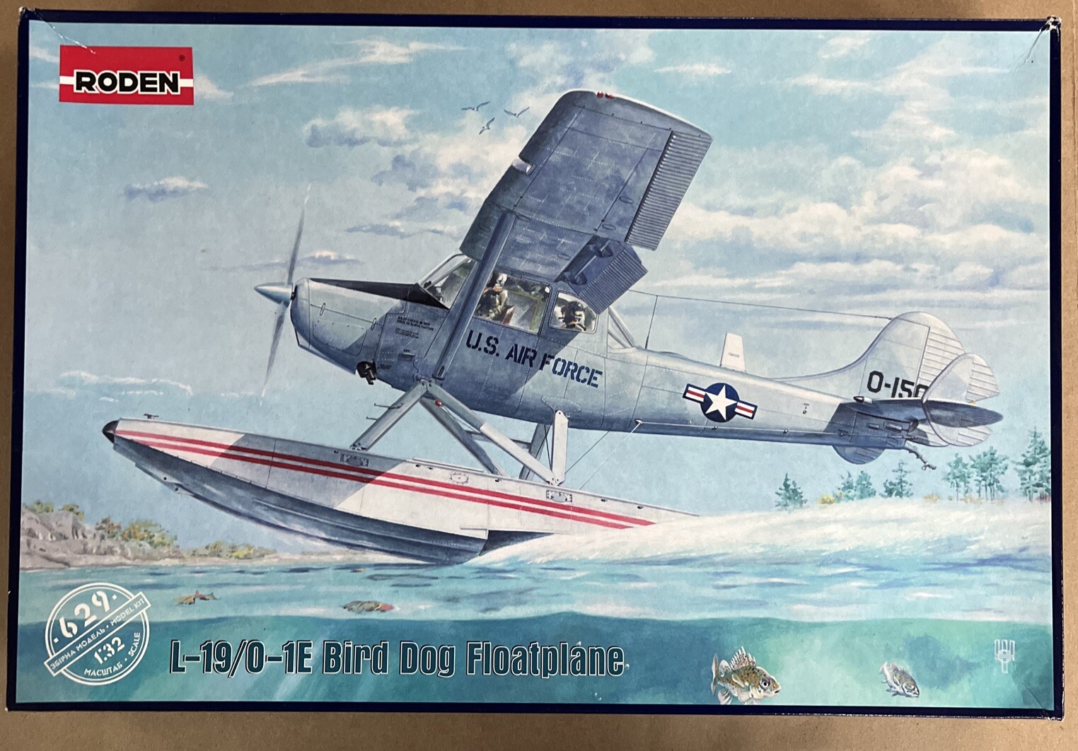 Roden Plastic Models 629 1:32 L-19/O-1E Bird Dog Floatplane Kit | eBay