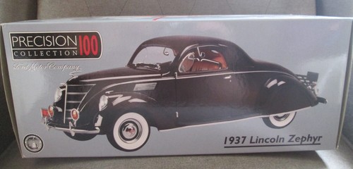 1937 Lincoln Zephyr 1:18 Ford Motor Company Precision Collection 100 w ...
