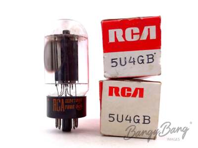 2 Vintage RCA 5U4GB/5AS4A Full Wave Twin Diode Rectifier TV Audio ...