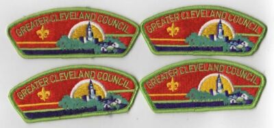 Greater Cleveland Council Lot of 4 Council Shoulder Patches CSP [CSP ...